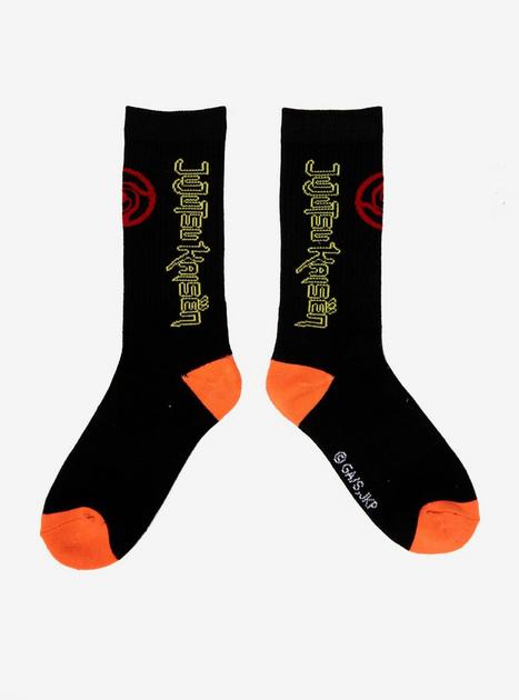 Jujutsu Kaisen Uniform Button Crew Socks | Hot Topic