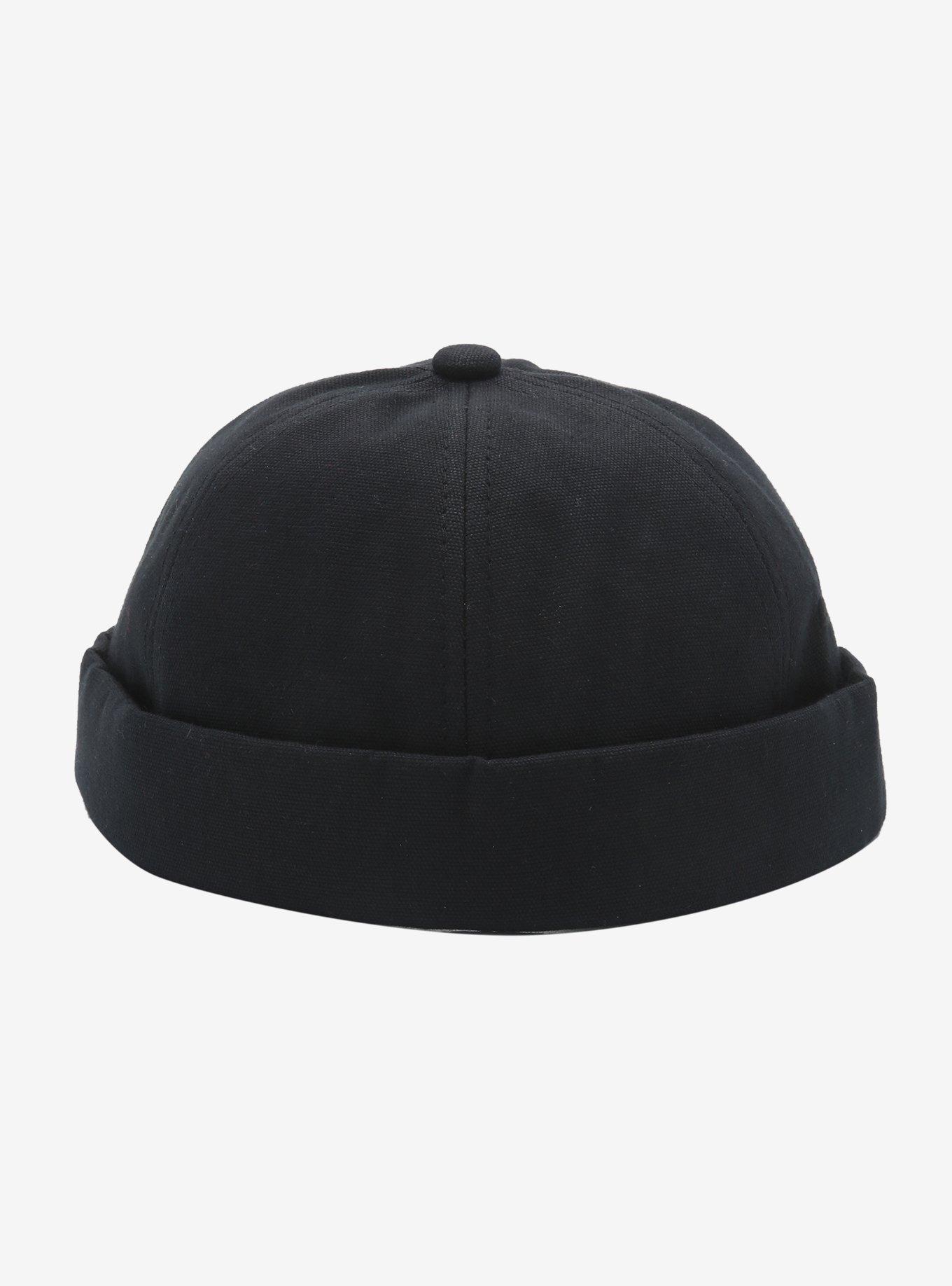 Black Brimless Ball Cap | Hot Topic