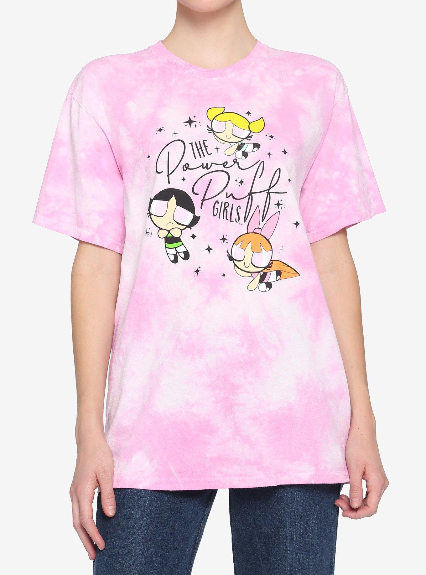 The Powerpuff Girls Dreamy Wash Boyfriend Fit Girls T-Shirt