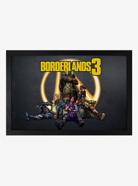 Borderlands 3 Playables Framed Wood Wall Art | BoxLunch