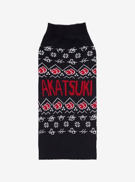 Naruto Shippuden Akatsuki Pet Holiday Sweater - BoxLunch Exclusive ...