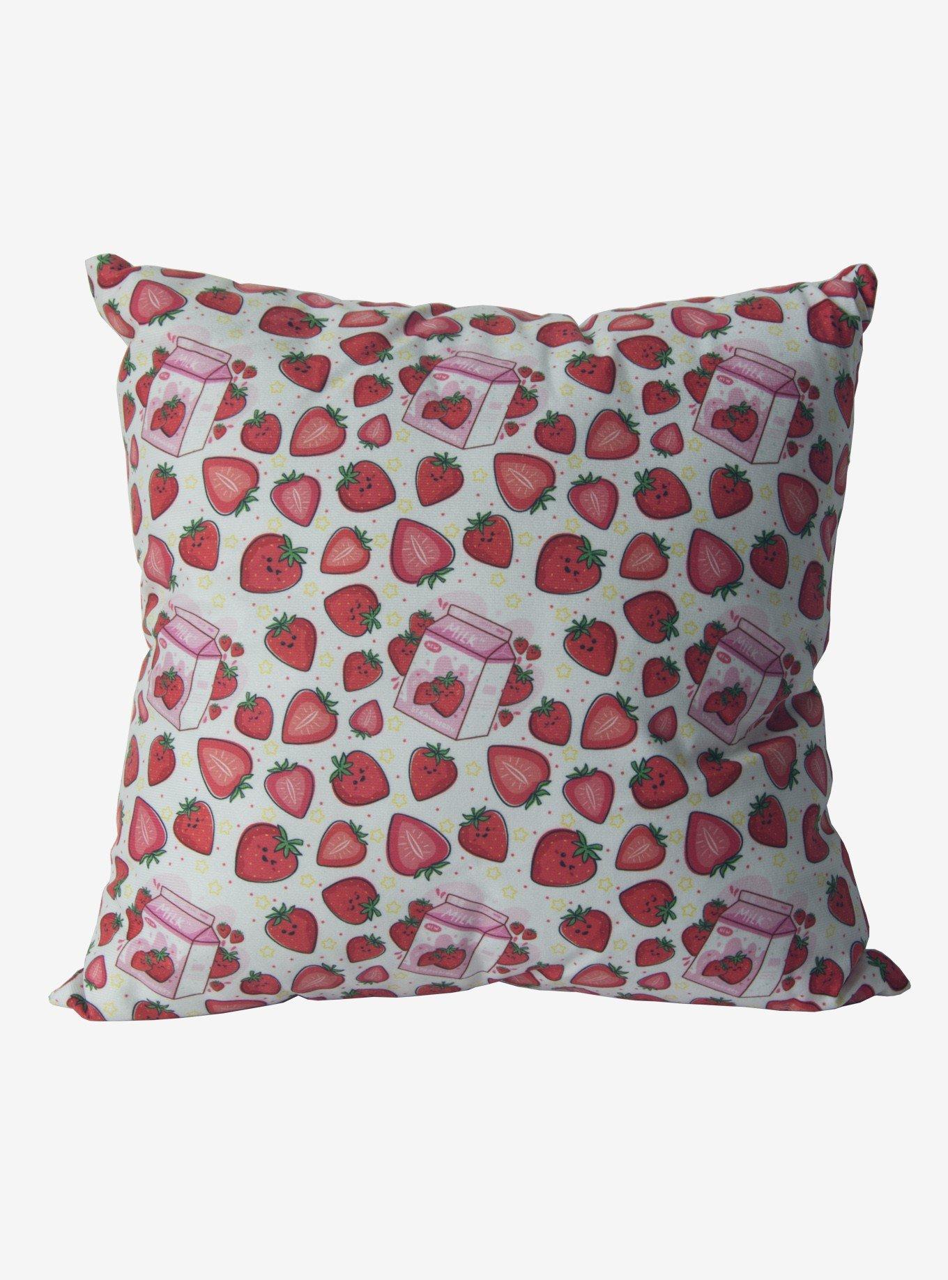 Strawberry Milk Pillow | Hot Topic