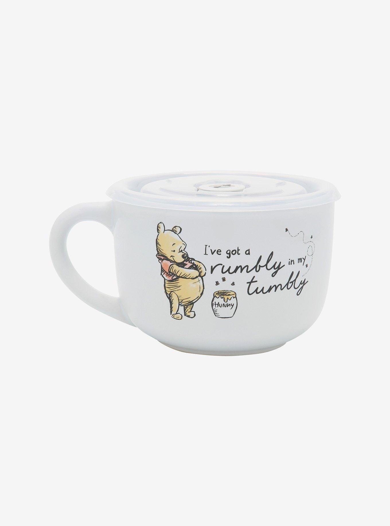 Disney Winnie The Pooh Rumbly Soup Mug With Lid | Hot Topic