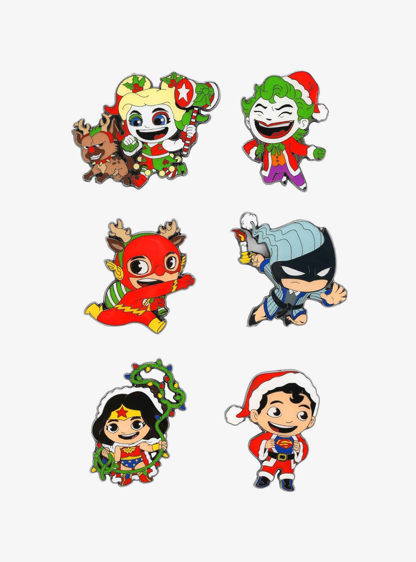 DC Comics Blind Chibi Holiday Enamel Pin | Hot Topic