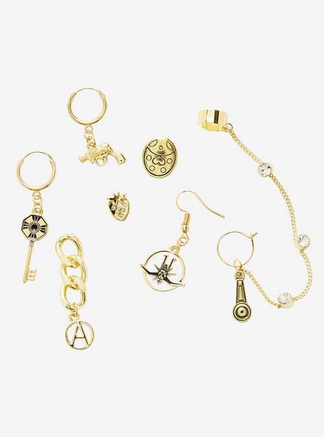 JoJo's Bizarre Adventure Stand Emblems Mix & Match Earrings Set ...