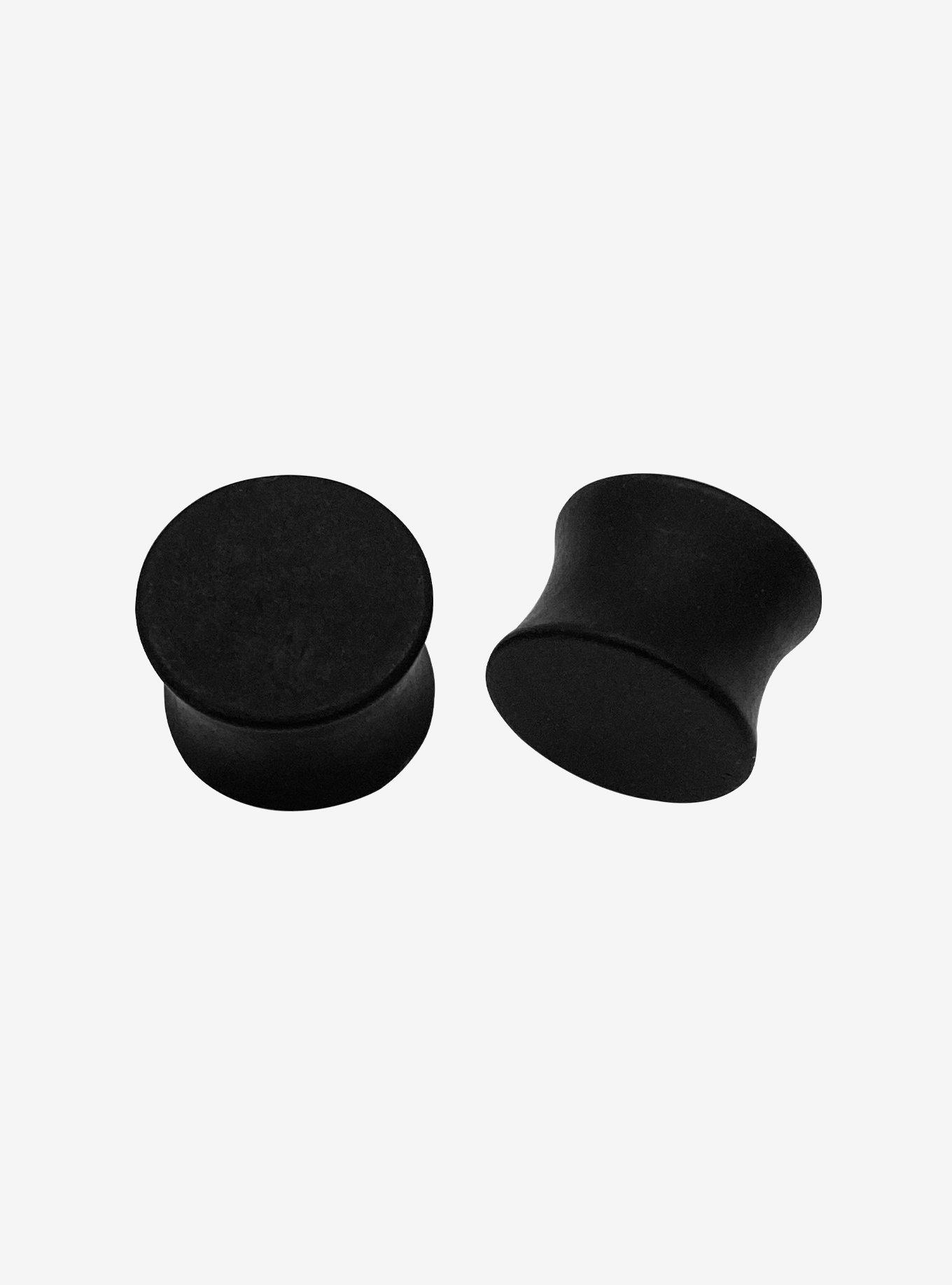 Acrylic Matte Black Plug 2 Pack | Hot Topic