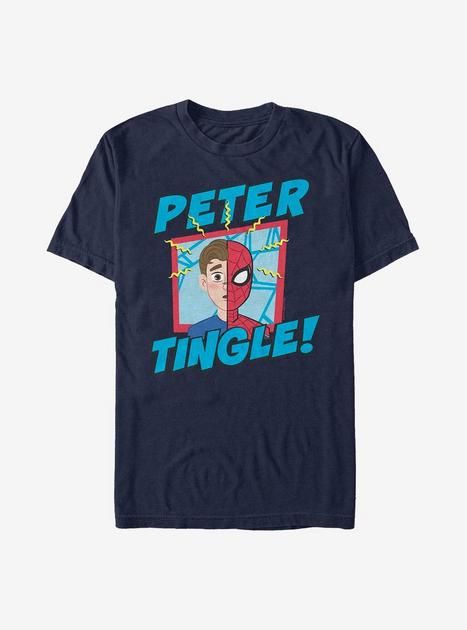 Marvel Spider-Man Spidey Peter Tingle T-Shirt - BLUE | Hot Topic