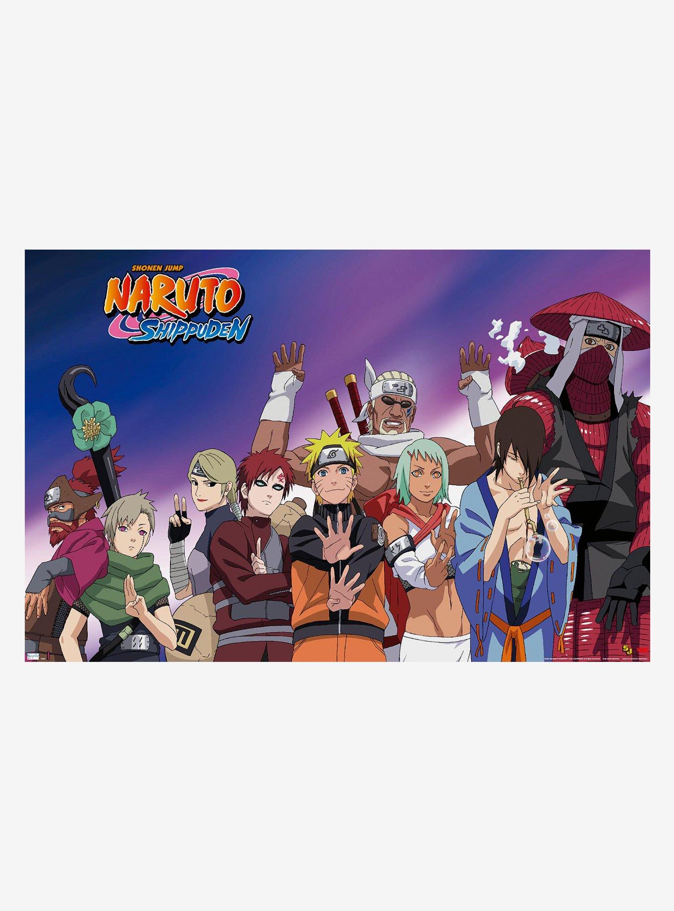 Naruto Shippuden Characters Poster | Hot Topic