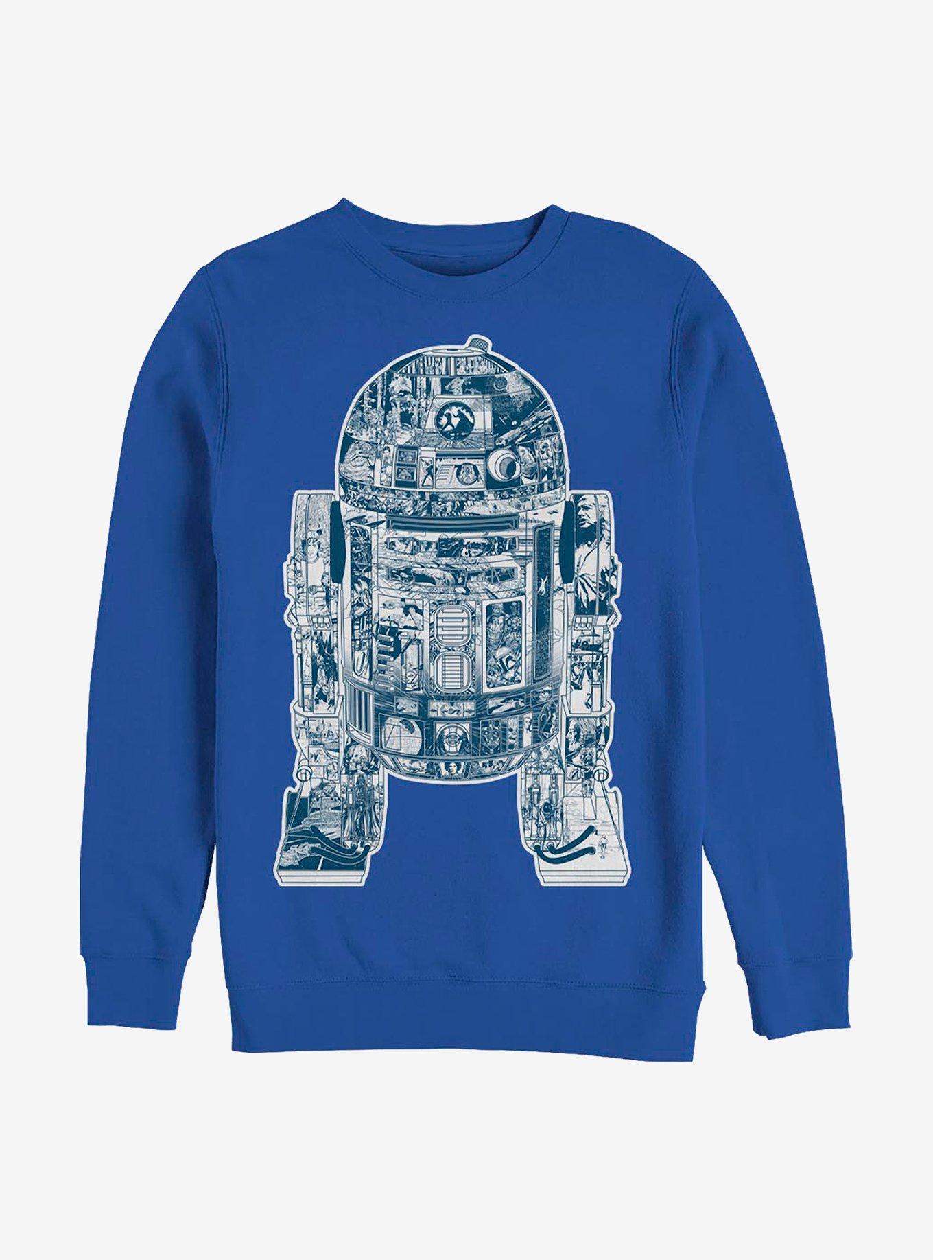 Hot Topic Star Wars Epic R2-D2 Symbol Fill Crew Sweatshirt | Hamilton Place
