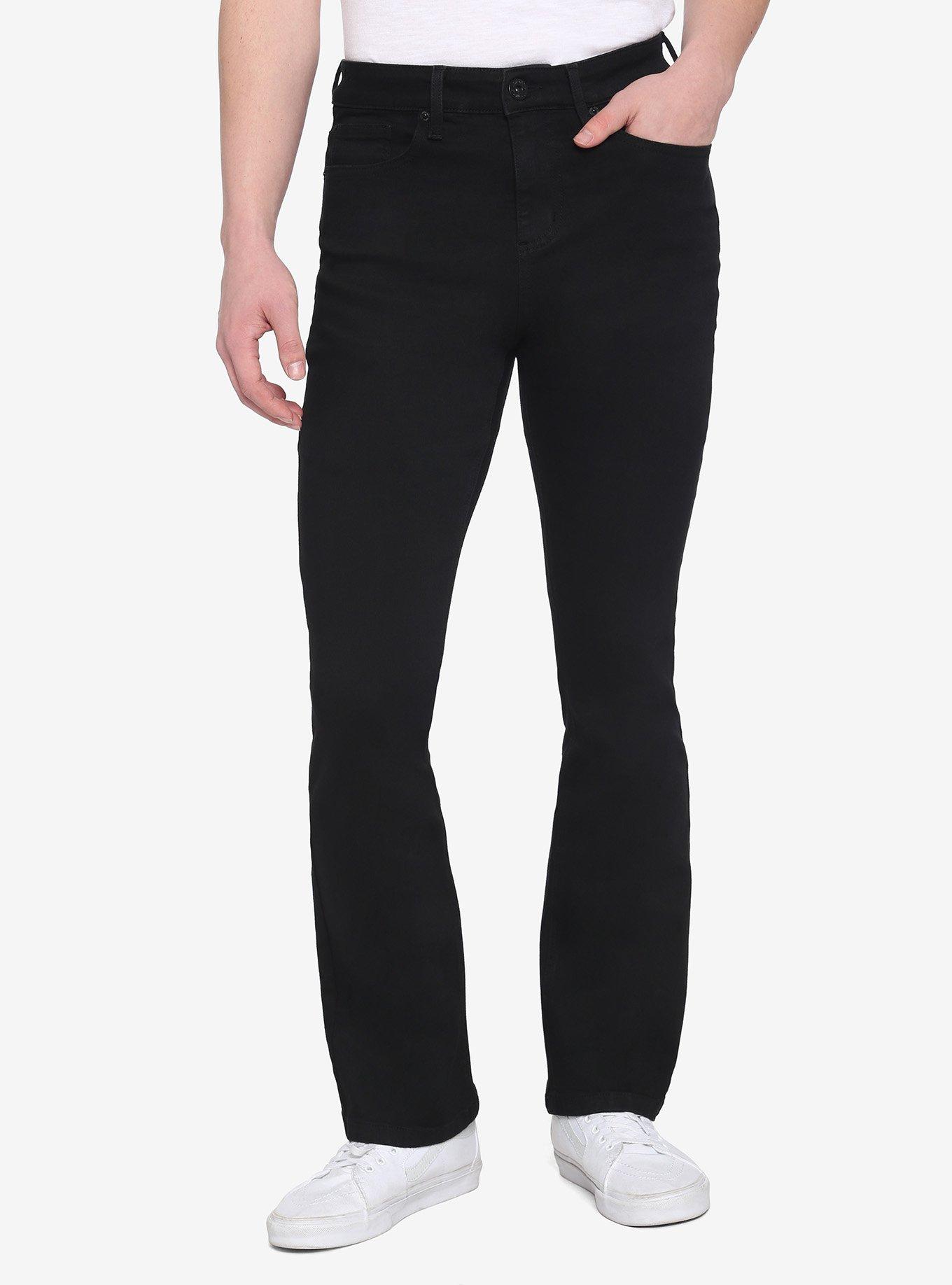 HT Denim Black Boot Cut Jeans | Hot Topic