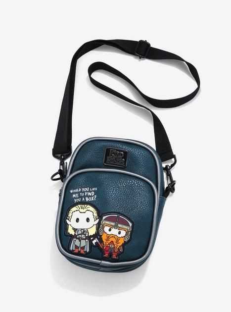The Lord of the Rings Chibi Legolas & Gimli Crossbody Bag - BoxLunch ...