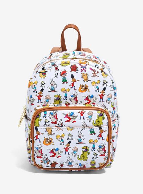 Nickelodeon Classic Characters Allover Print Mini Backpack - BoxLunch ...