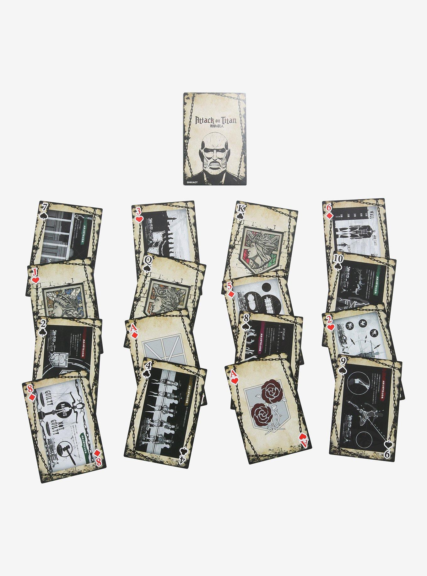 Attack On Titan Playing Cards | Hot Topic
