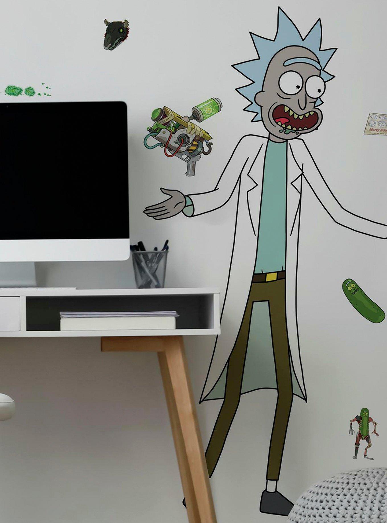 Rick And Morty Rick Peel And Stick Giant Wall Decals | Hot Topic