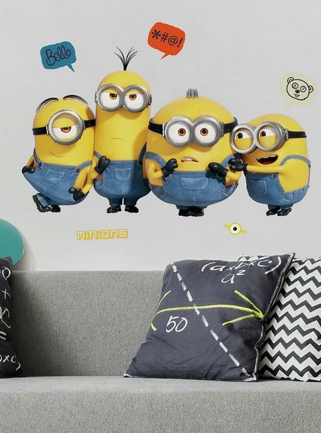 Minions: The Rise of Gru Giant Peel and Stick Wall Decals | BoxLunch