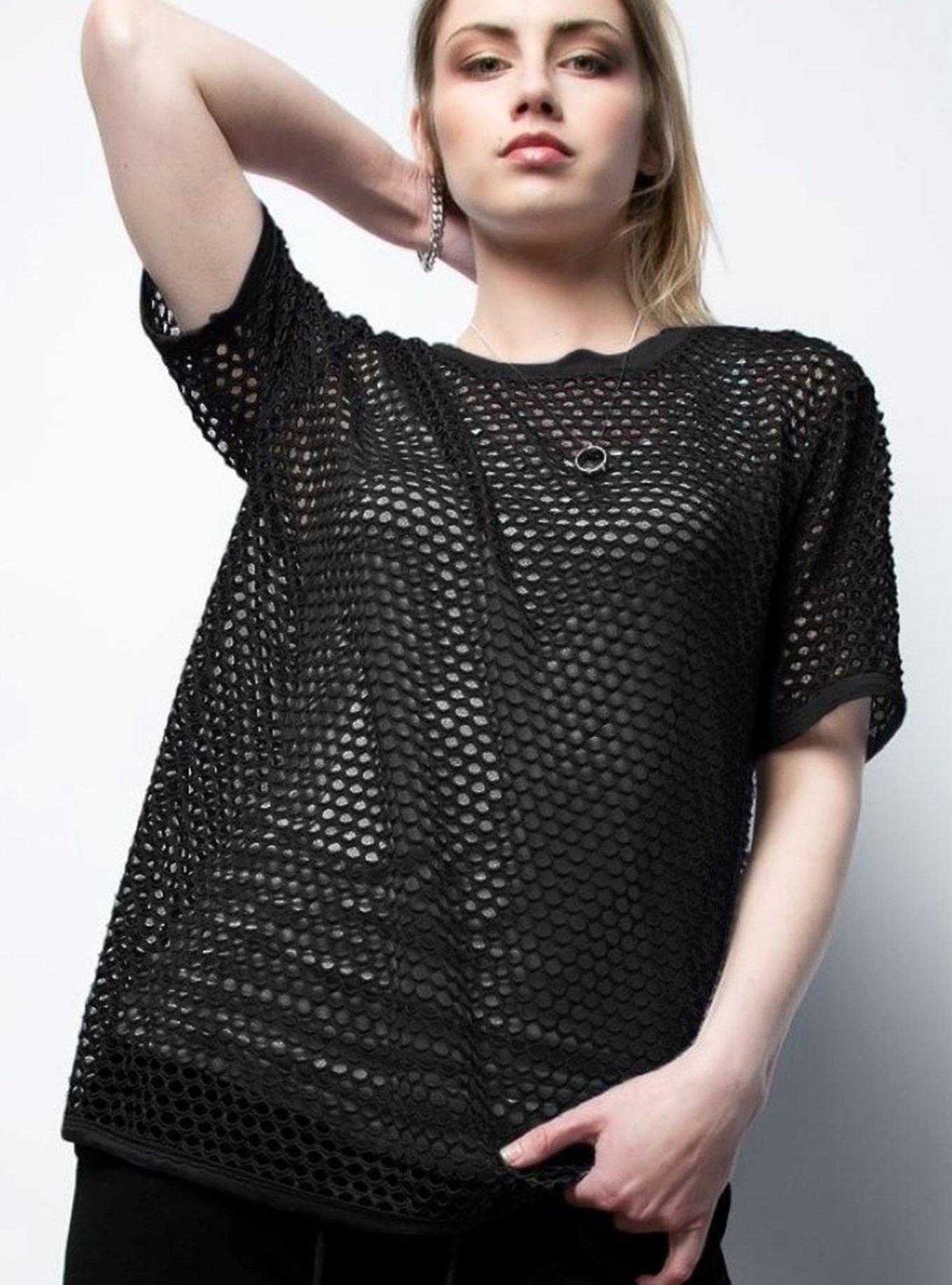 Sabina Diamond Mesh Top | Hot Topic