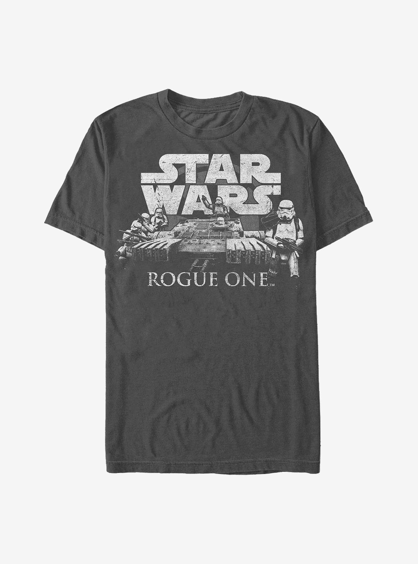 Star Wars Rogue One: A Star Wars Story Troops And Tanks T-Shirt - GREY ...
