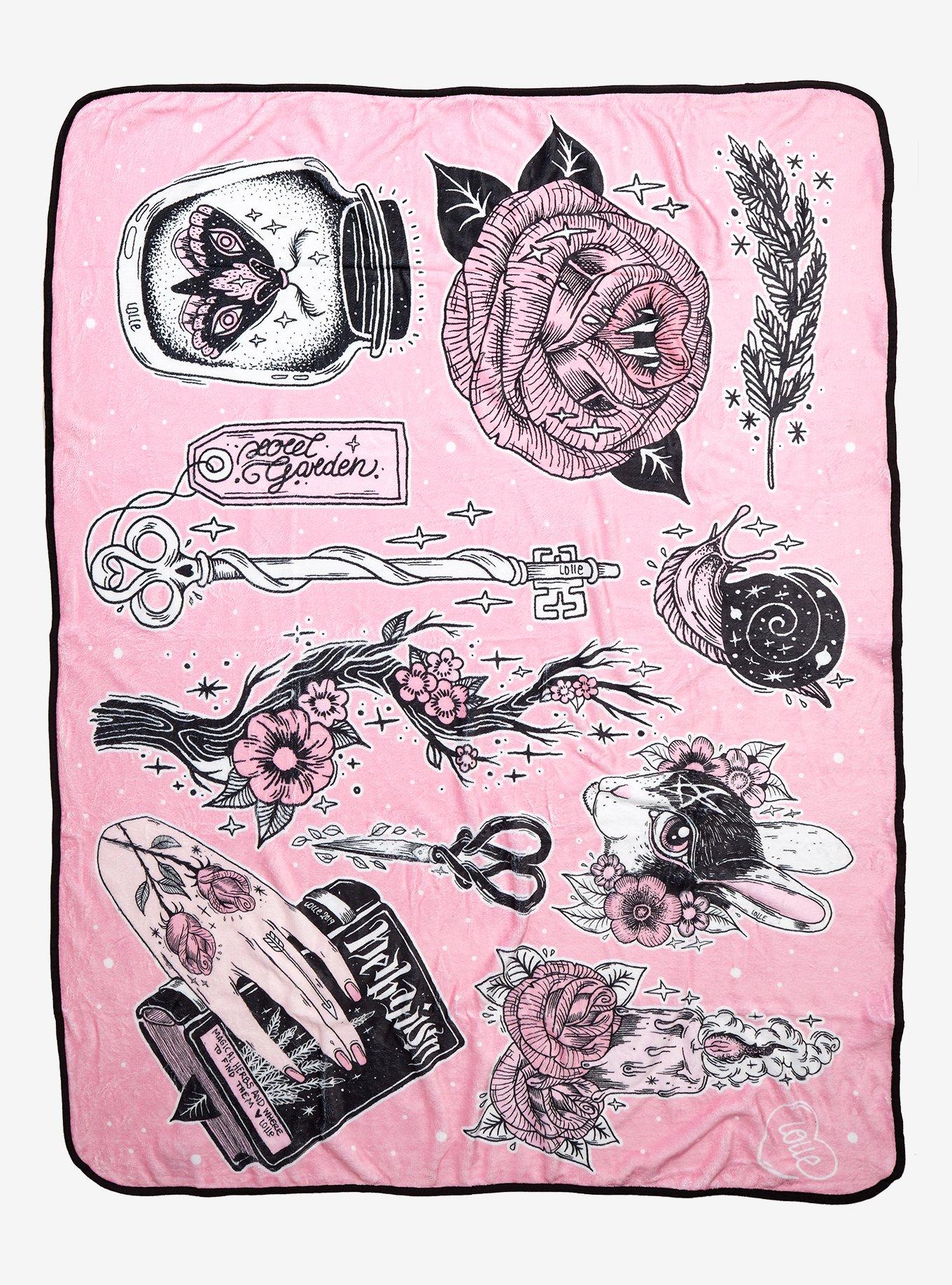 Secret Garden Throw Blanket By Lolle | Hot Topic