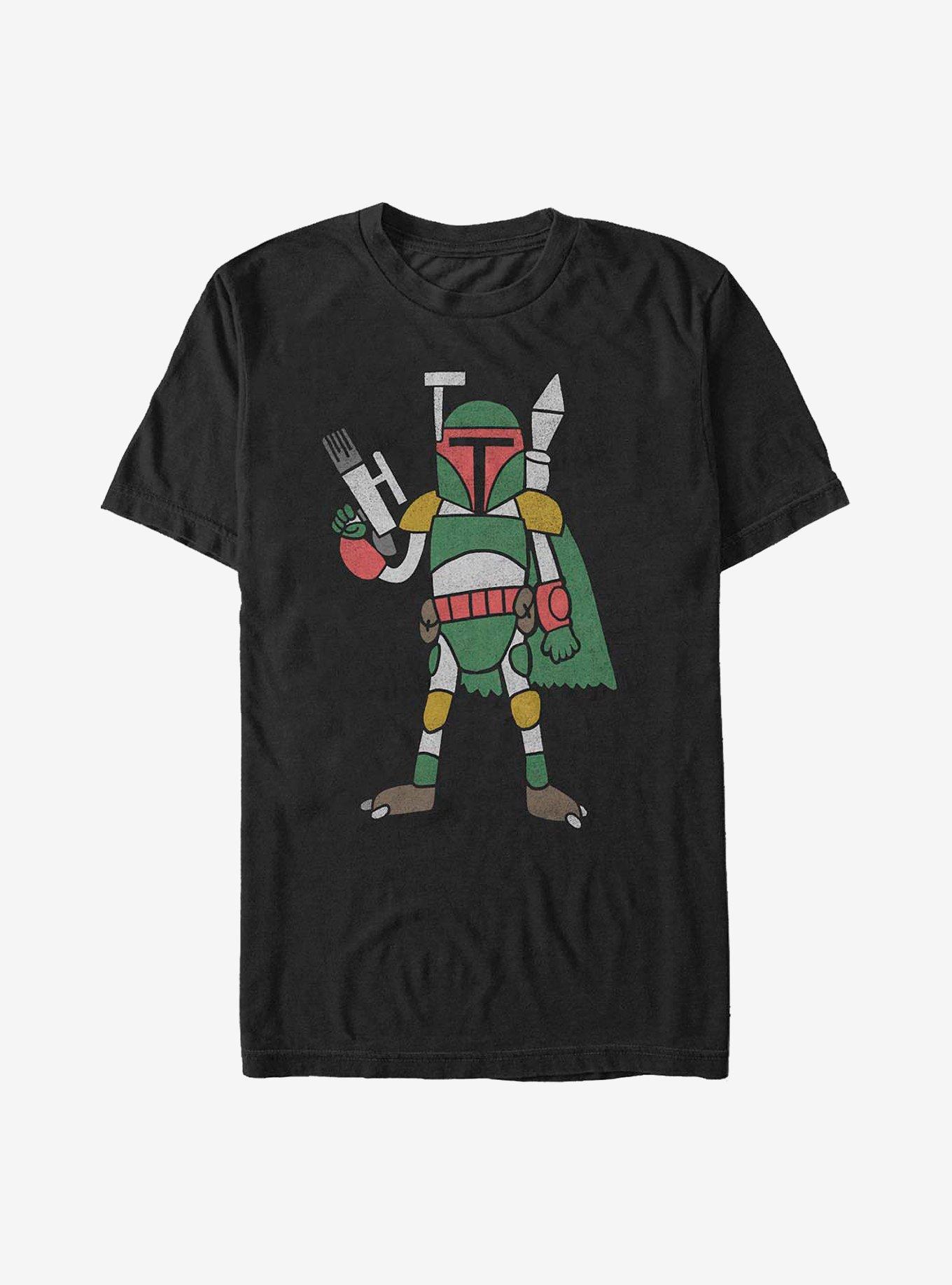 Hot Topic Star Wars Boba Fett Outline T-Shirt | Hamilton Place