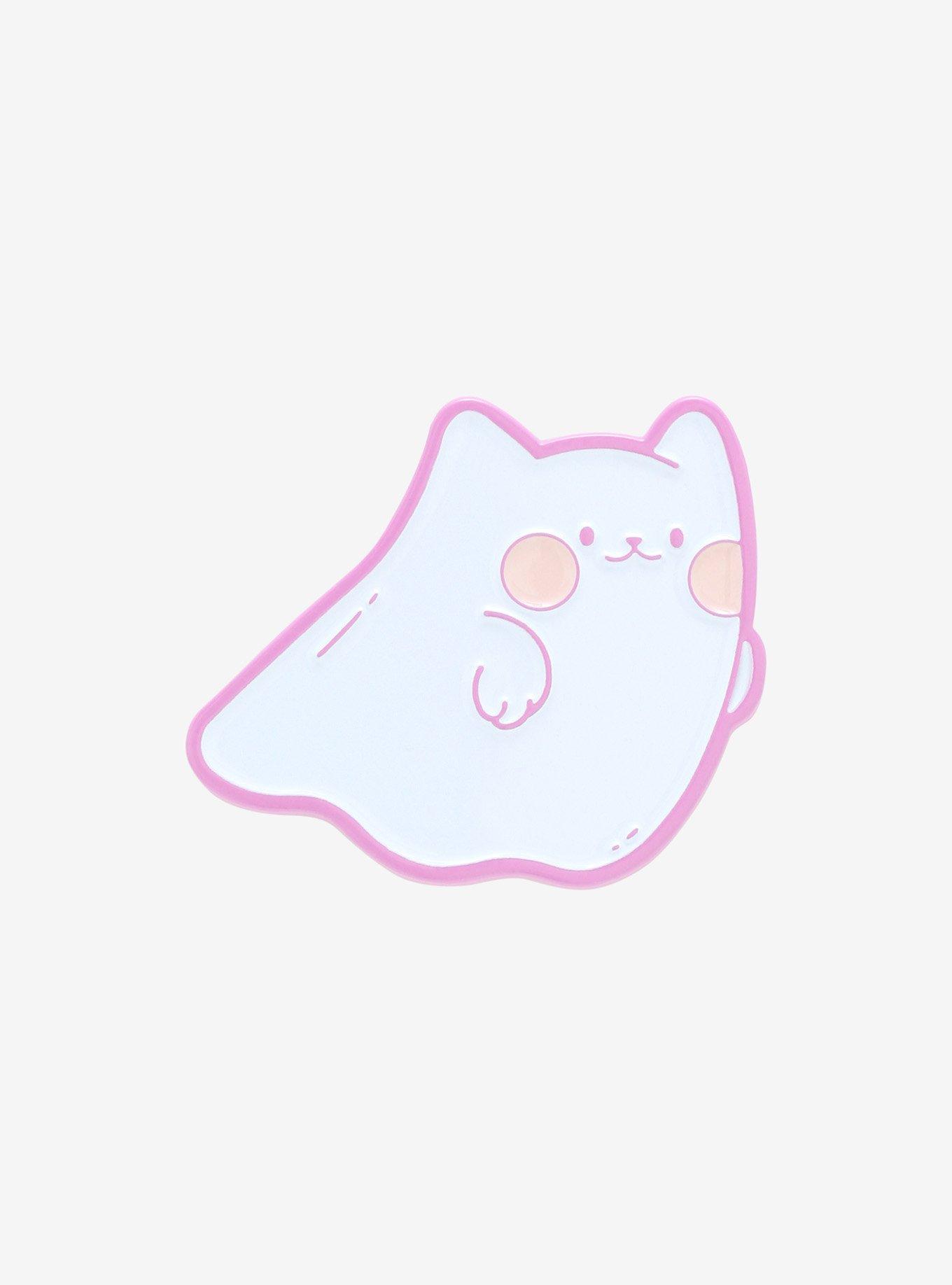 Arcasian Ghost Cat Enamel Pin | Hot Topic