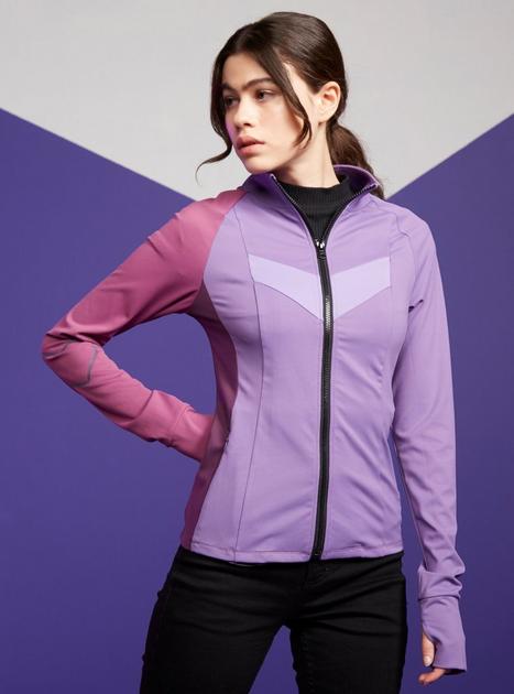 Her Universe Marvel Hawkeye Kate Bishop Girls Track Jacket | Hot Topic