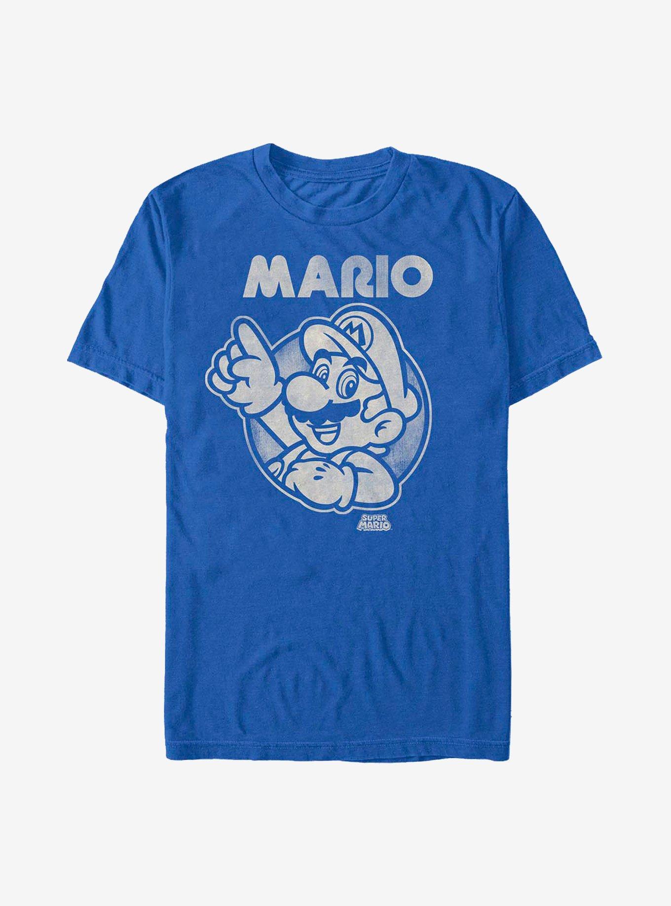 Nintendo Mario So Mario T-Shirt - BLUE | Hot Topic