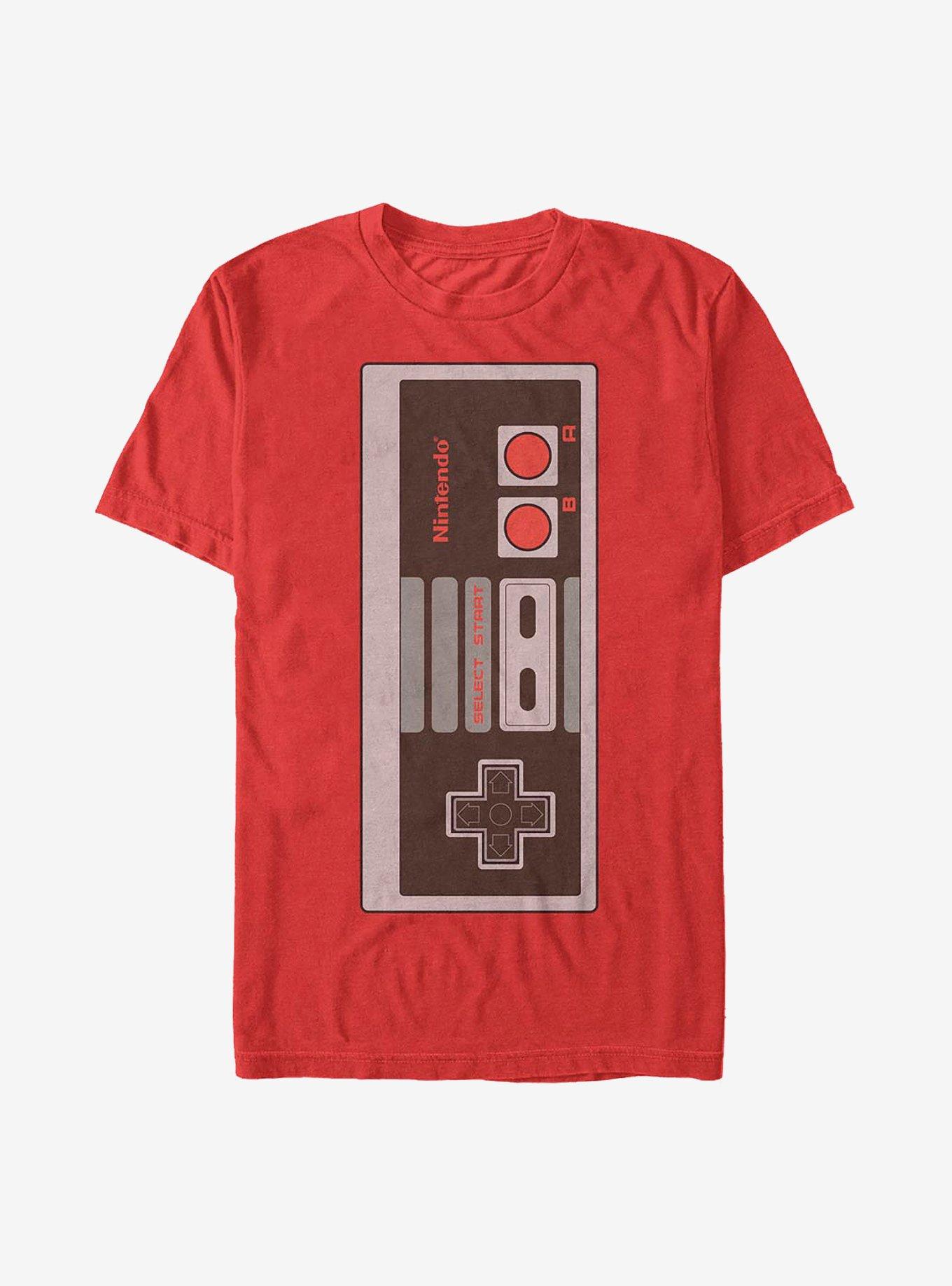 Nintendo Big Controller T-Shirt - RED | Hot Topic