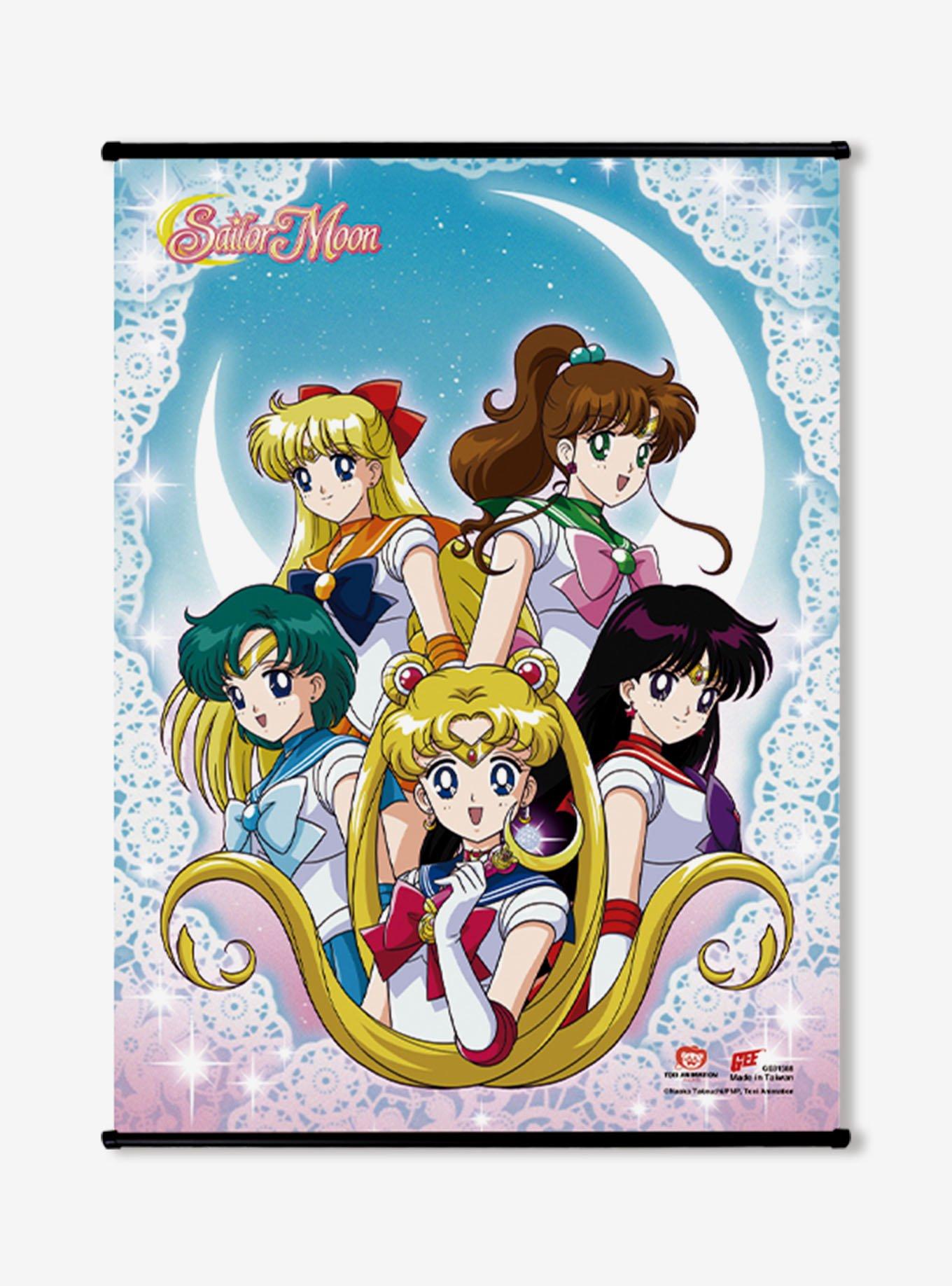Sailor Moon Group Wall Scroll | Hot Topic