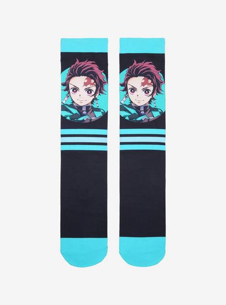Demon Slayer: Kimetsu No Yaiba Tanjiro Crew Socks | Hot Topic