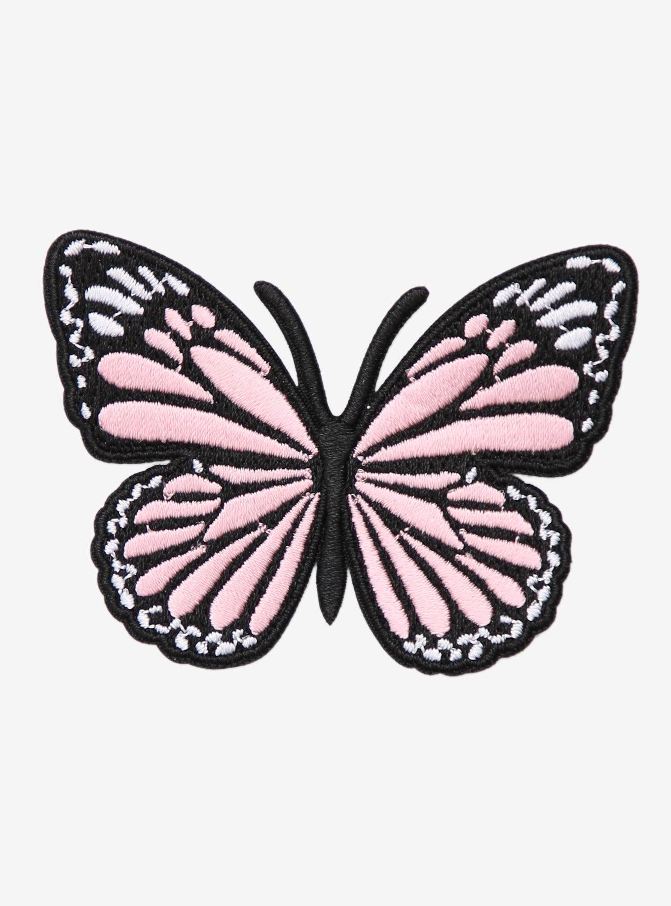 Pink Butterfly Patch | Hot Topic