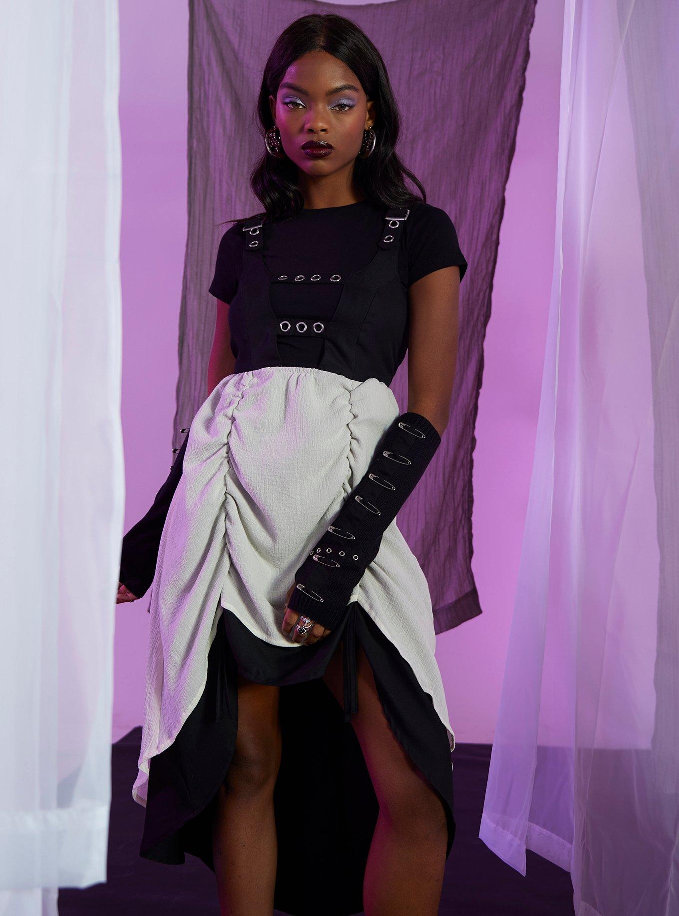 Bustle Buckle Strap Skirtall | Hot Topic