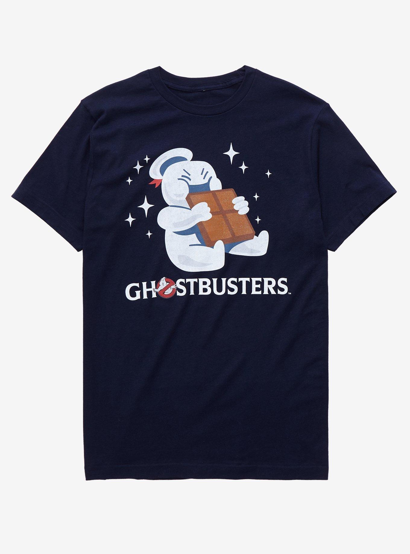 Ghostbusters Chibi Stay Puft Marshmallow Man & Chocolate Women's T ...