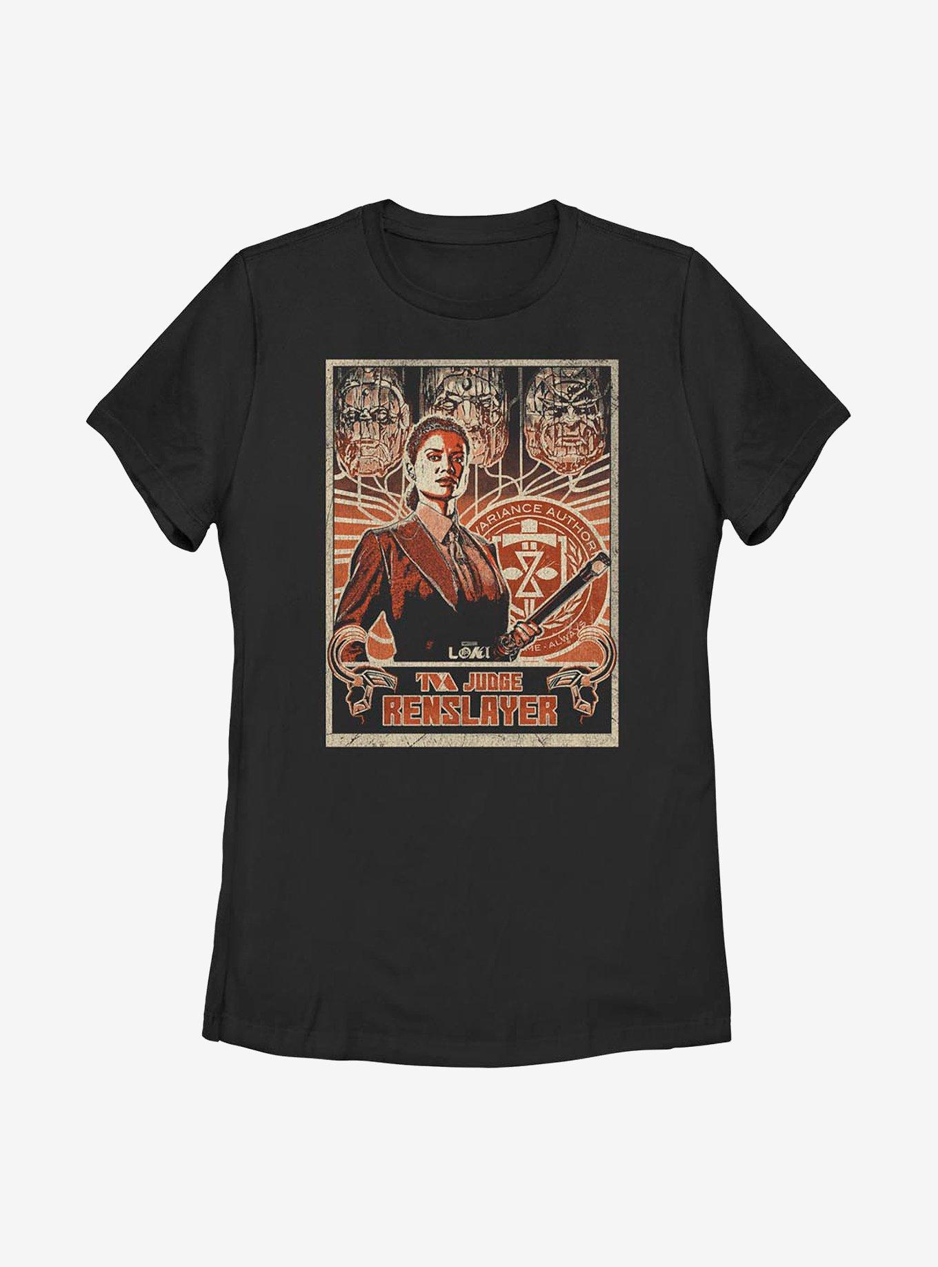 Marvel Loki TVA Judge Renslayer Womens T-Shirt | Her Universe