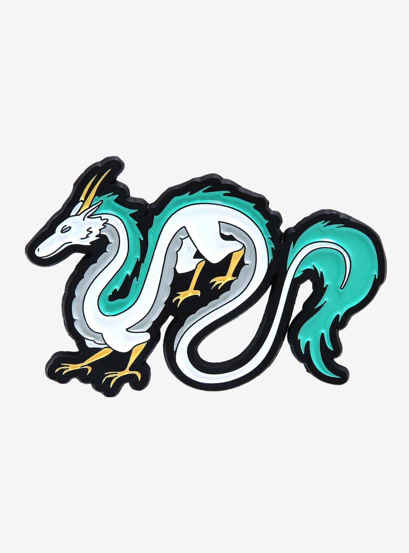 Studio Ghibli Spirited Away Haku Profile Enamel Pin - BoxLunch ...