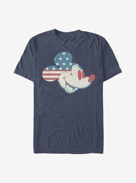 Disney Mickey Mouse America Flag T-Shirt - BLUE | Hot Topic