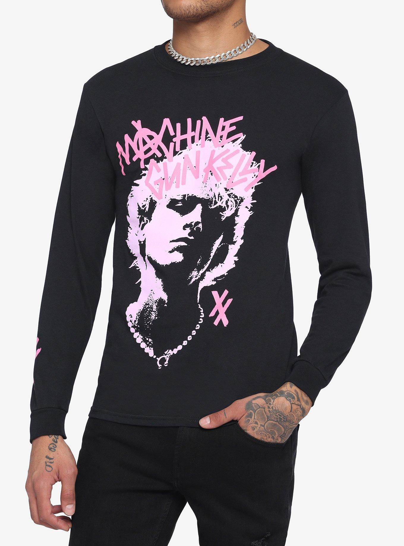 Machine Gun Kelly Pink Silhouette Long-Sleeve T-Shirt | Hot Topic