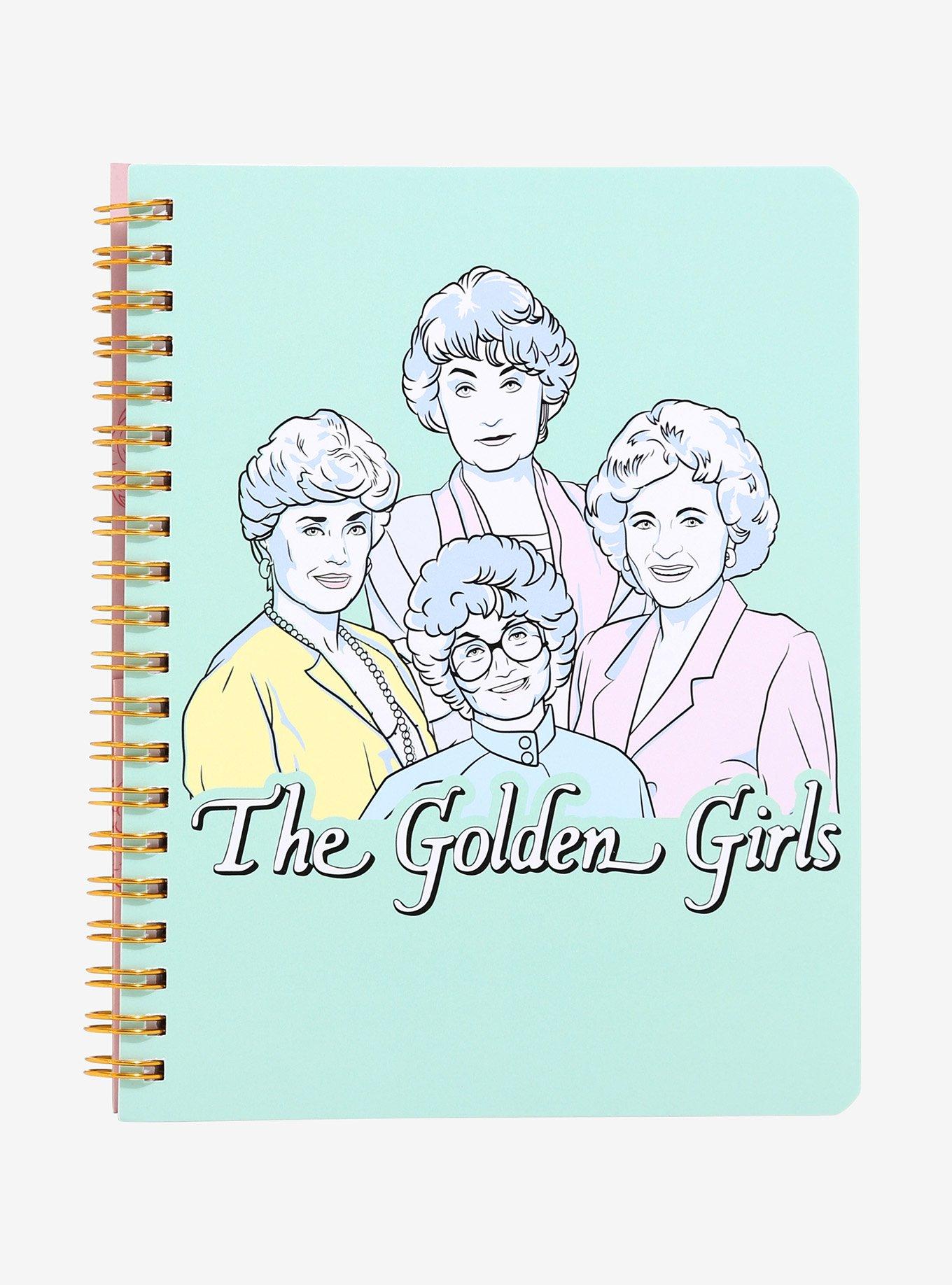 Cakeworthy The Golden Girls Group Portrait Spiral Notebook | BoxLunch