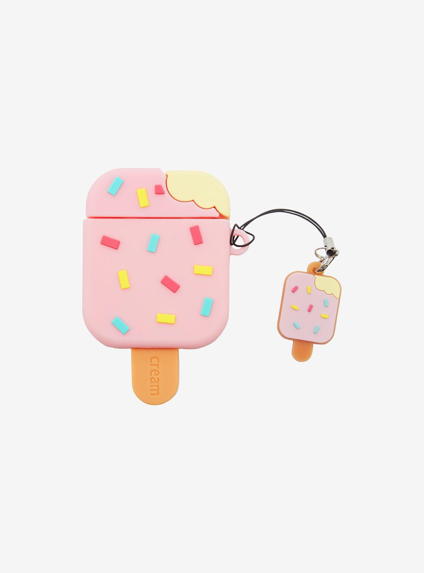 Pink Ice Cream Pop Wireless Earbud Case Cover | Hot Topic