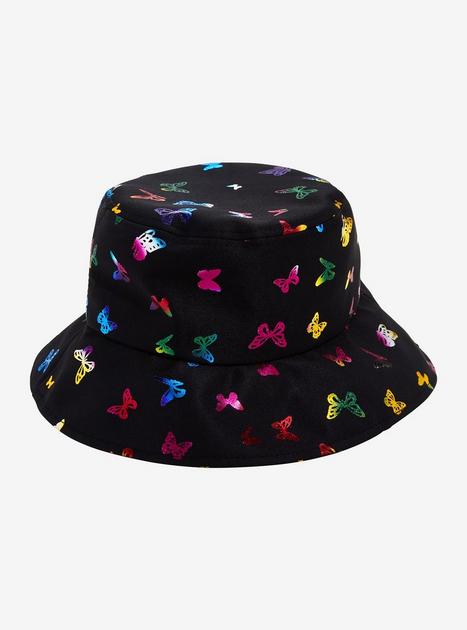 Rainbow Butterfly Bucket Hat | Hot Topic