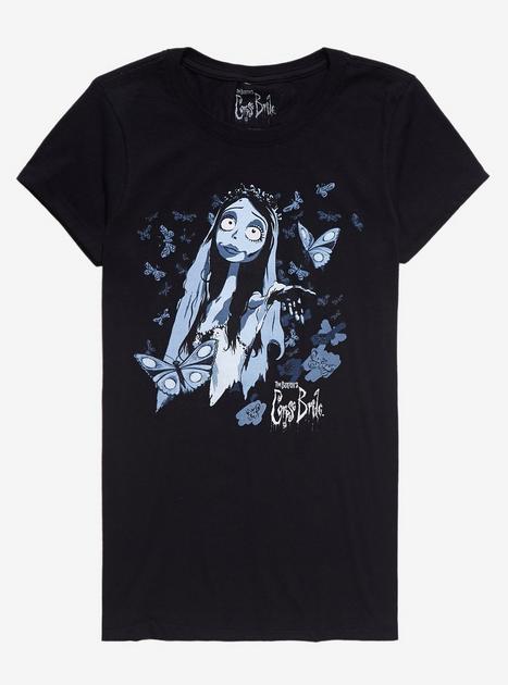Corpse Bride Emily Butterflies Girls T-Shirt | Hot Topic