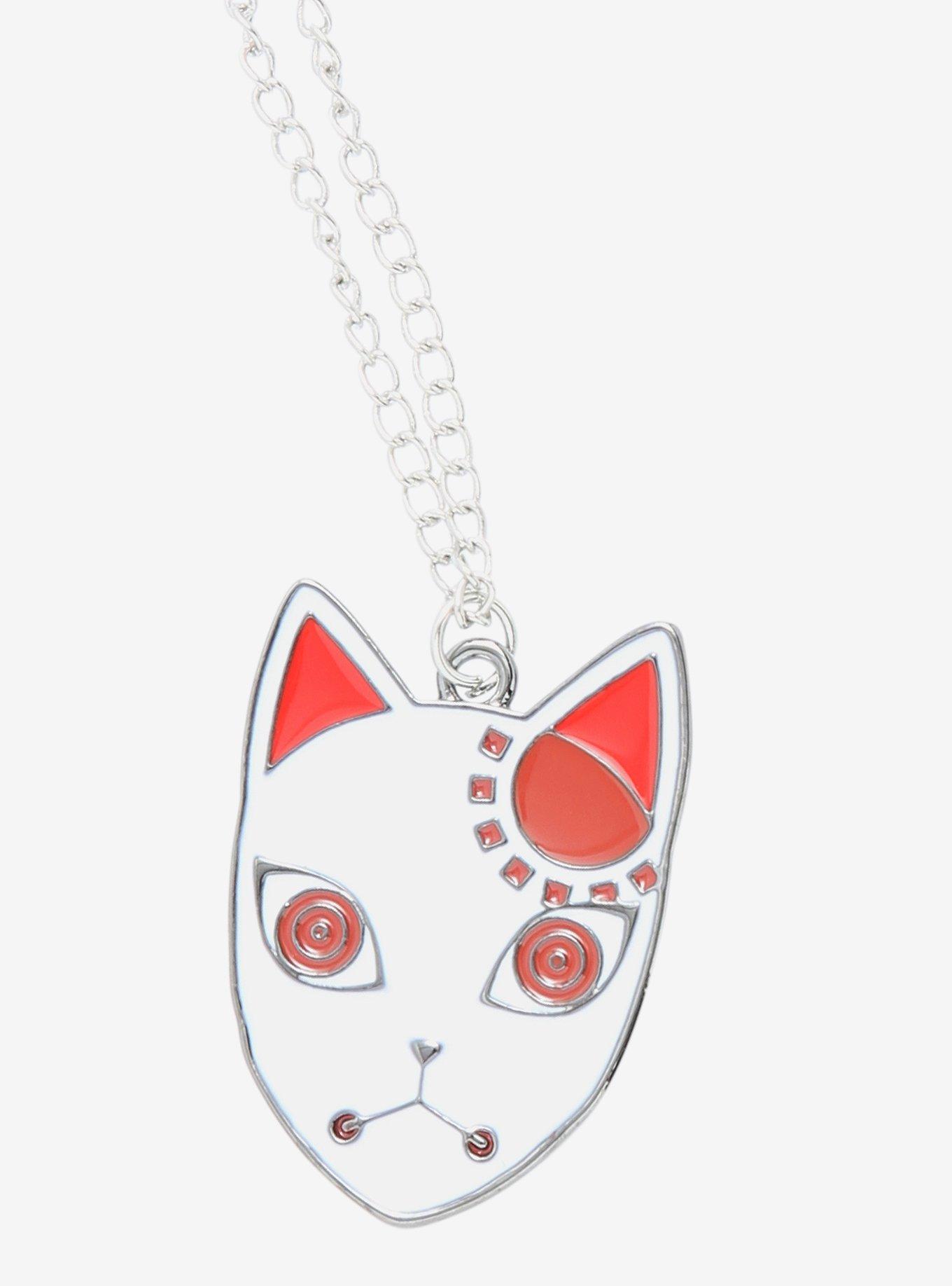 Demon Slayer: Kimetsu No Yaiba Fox Warding Mask Necklace | Hot Topic