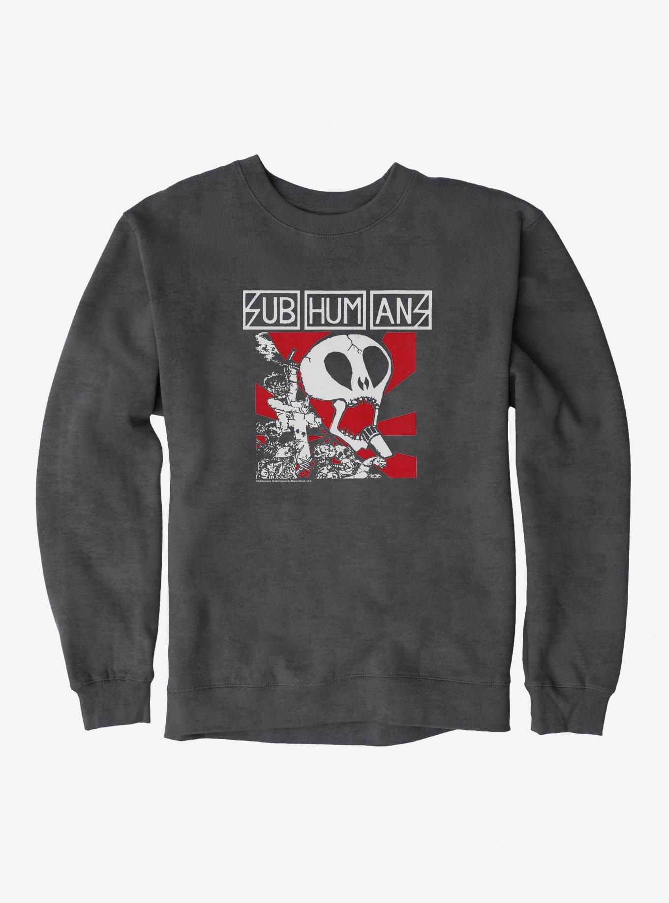 Subhumans Skull Band Logo Sweatshirt | Hot Topic