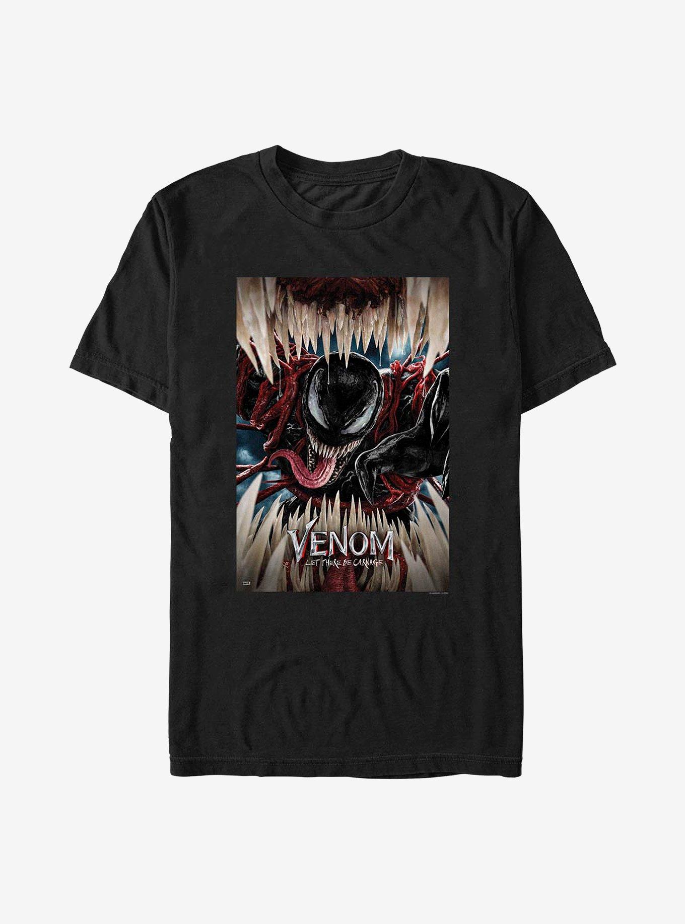 Marvel Venom: Let There Be Carnage Poster T-Shirt - BLACK | BoxLunch