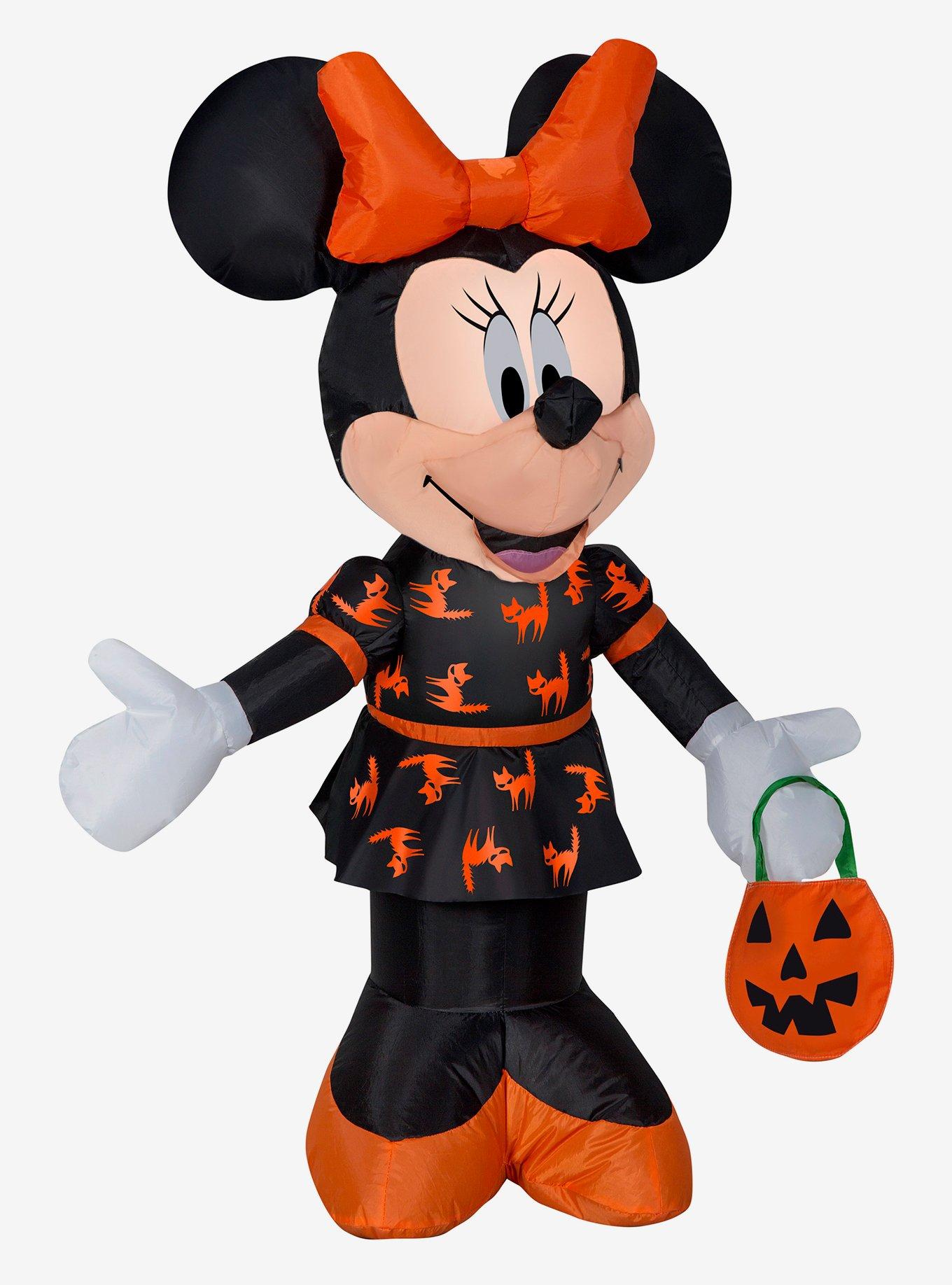 Disney Minnie Mouse Black and Orange Inflatable Décor | Hot Topic