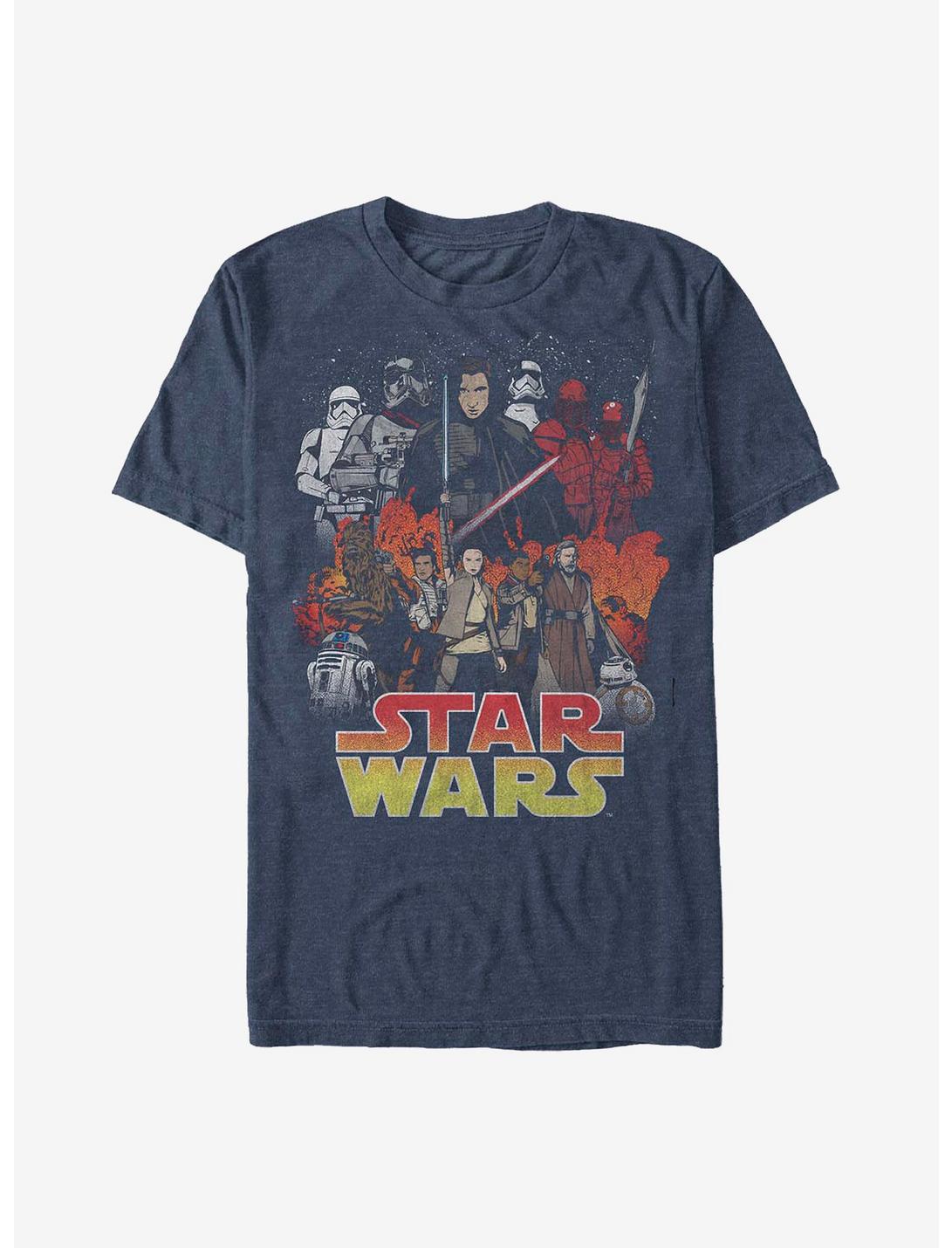 Star Wars: The Last Jedi Divine Journey T-Shirt - BLUE | Hot Topic Star Wars: The Last Jedi Divine Journey T-Shirt - BLUE | Hot Topic