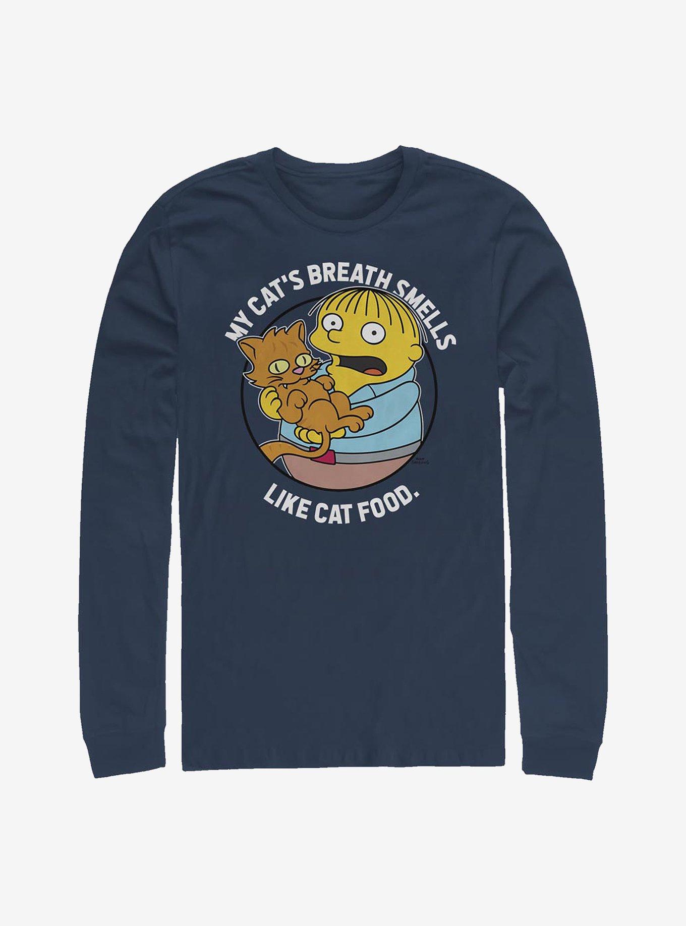 The Simpsons Ralph's Cat Long-Sleeve T-Shirt - BLUE | BoxLunch