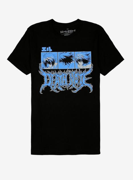 Death Note L Metal T-Shirt | Hot Topic