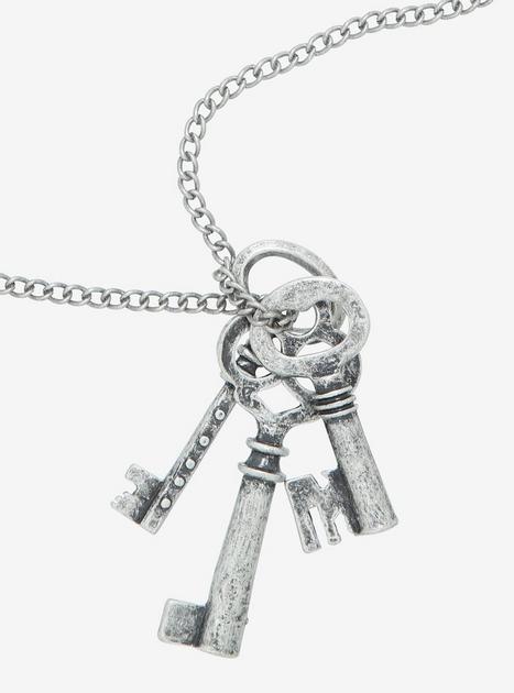 Silver Keys Necklace | Hot Topic
