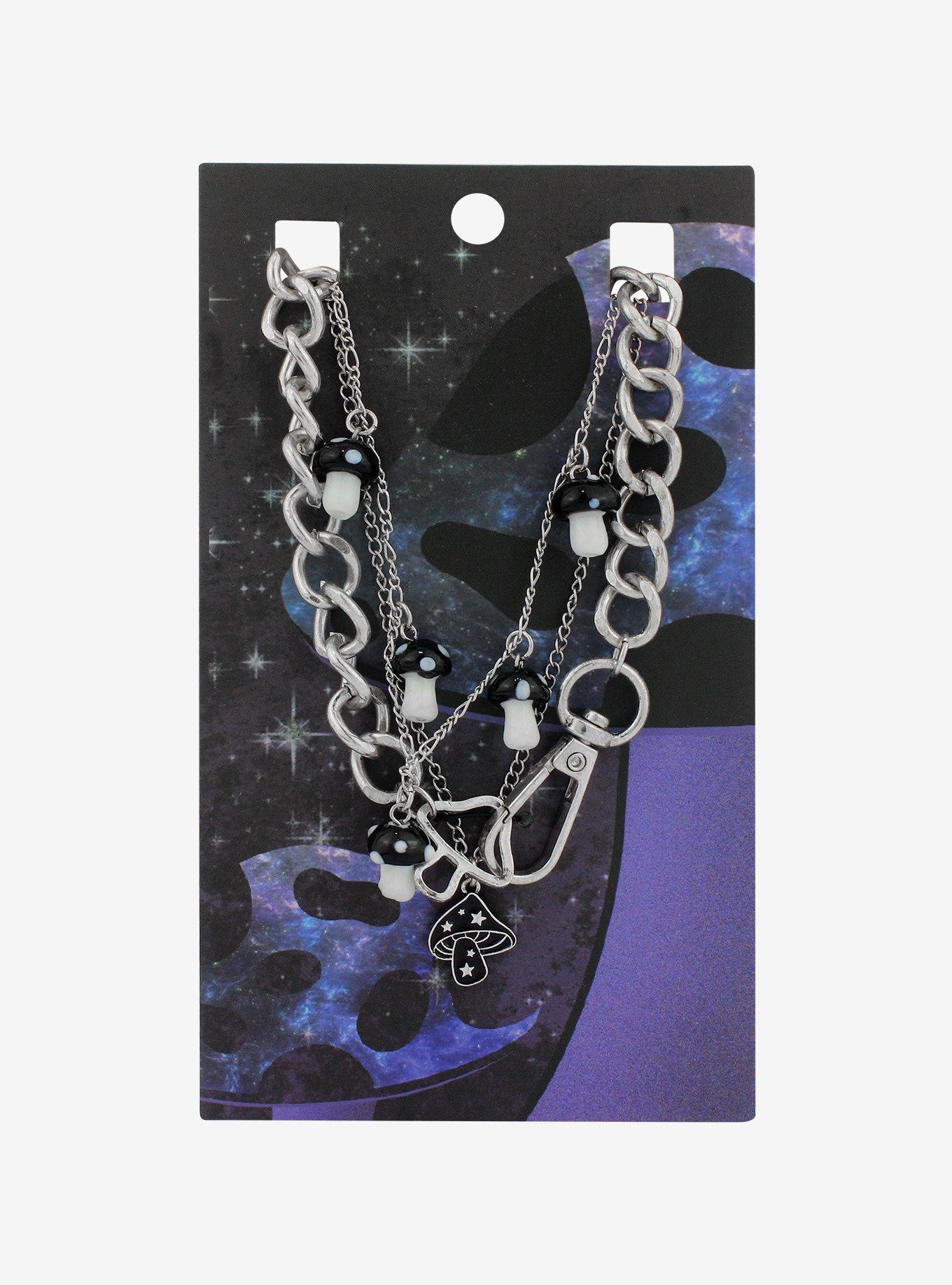 Mushroom Metal Necklace Set | Hot Topic