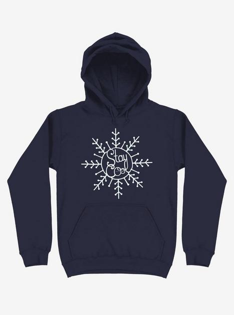 Stay Cool Snowflake Hoodie - BLUE | Hot Topic